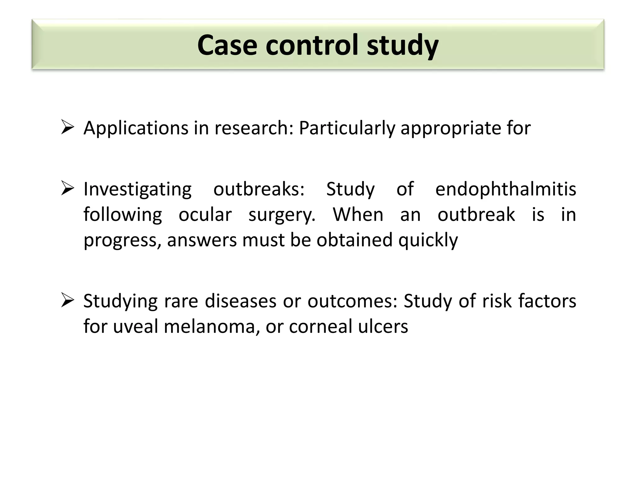 Types of studies in research | PPTX