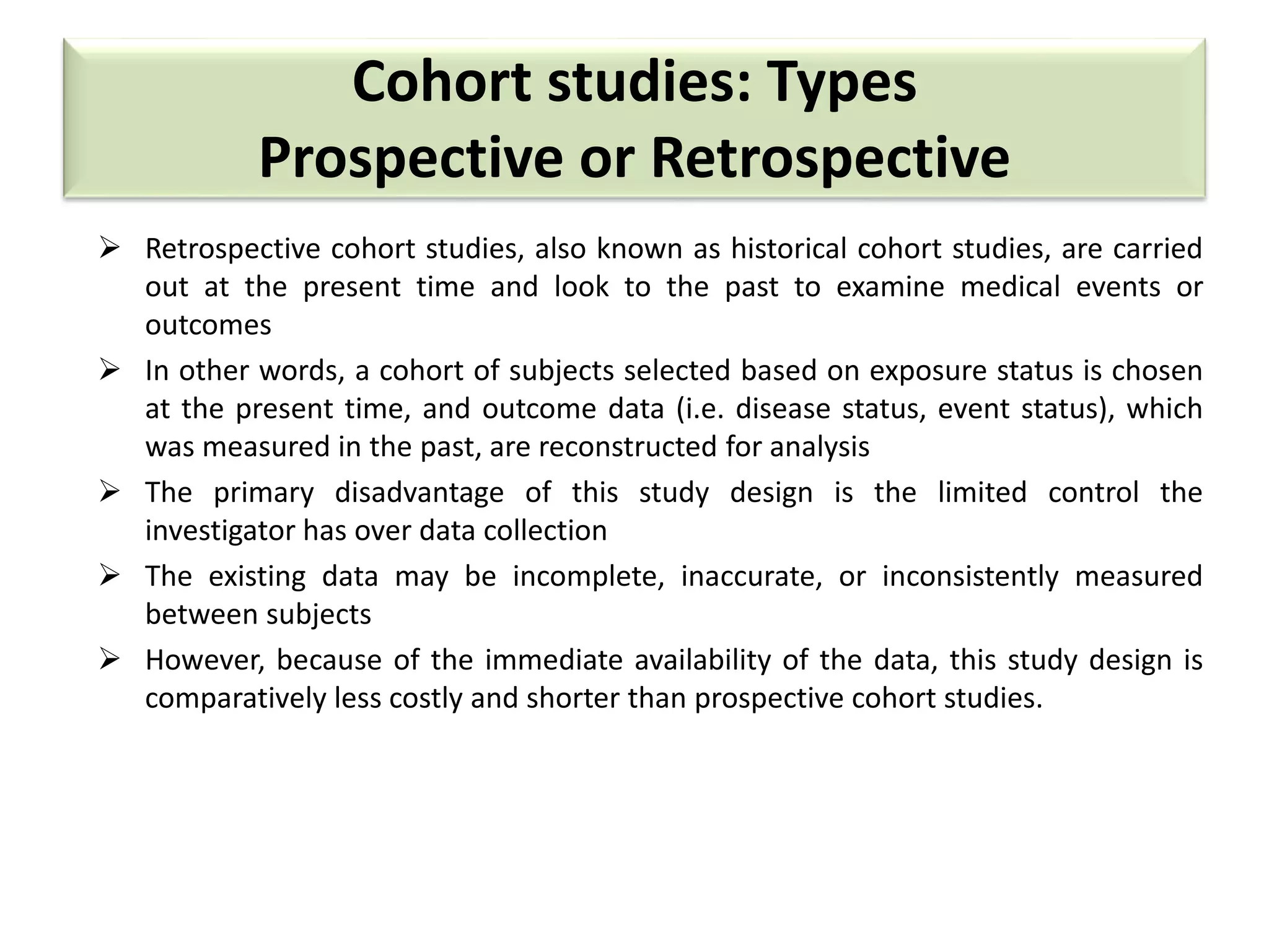 Types of studies in research | PPTX