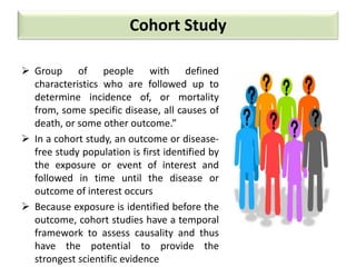 Types of studies in research | PPTX