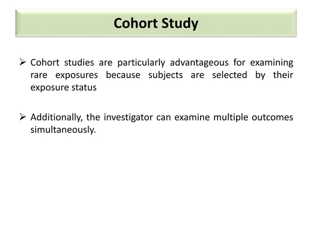 Types of studies in research | PPTX