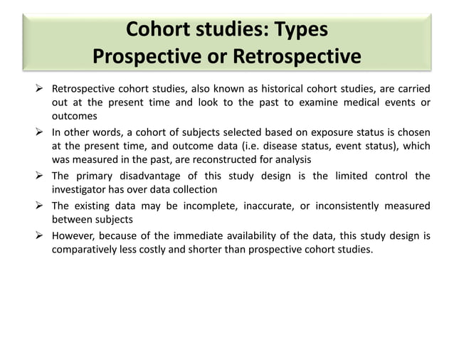 Types of studies in research | PPTX