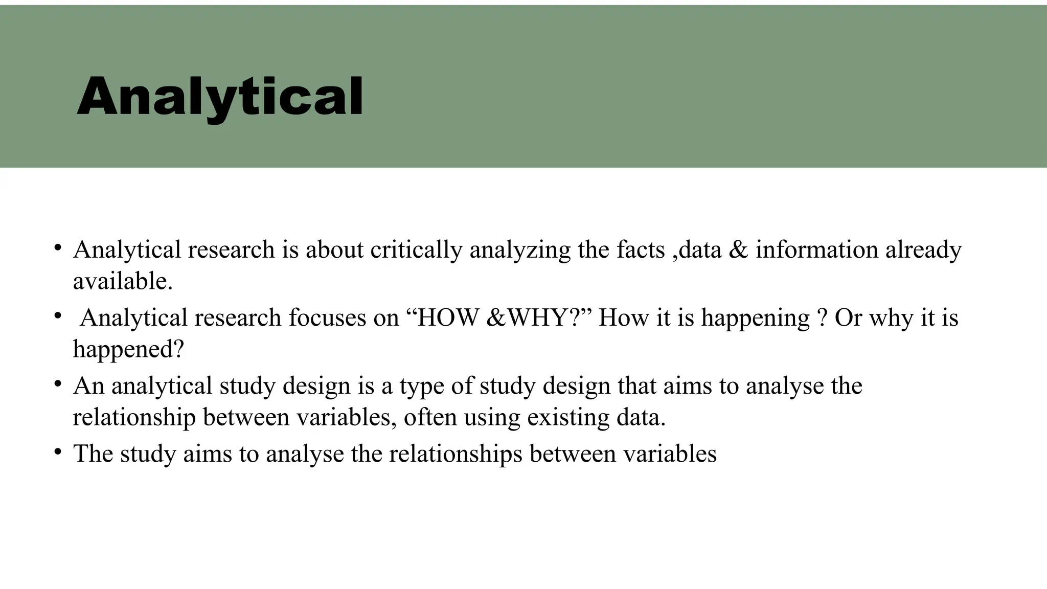 Exploring Types of Study Design in Research | PPT