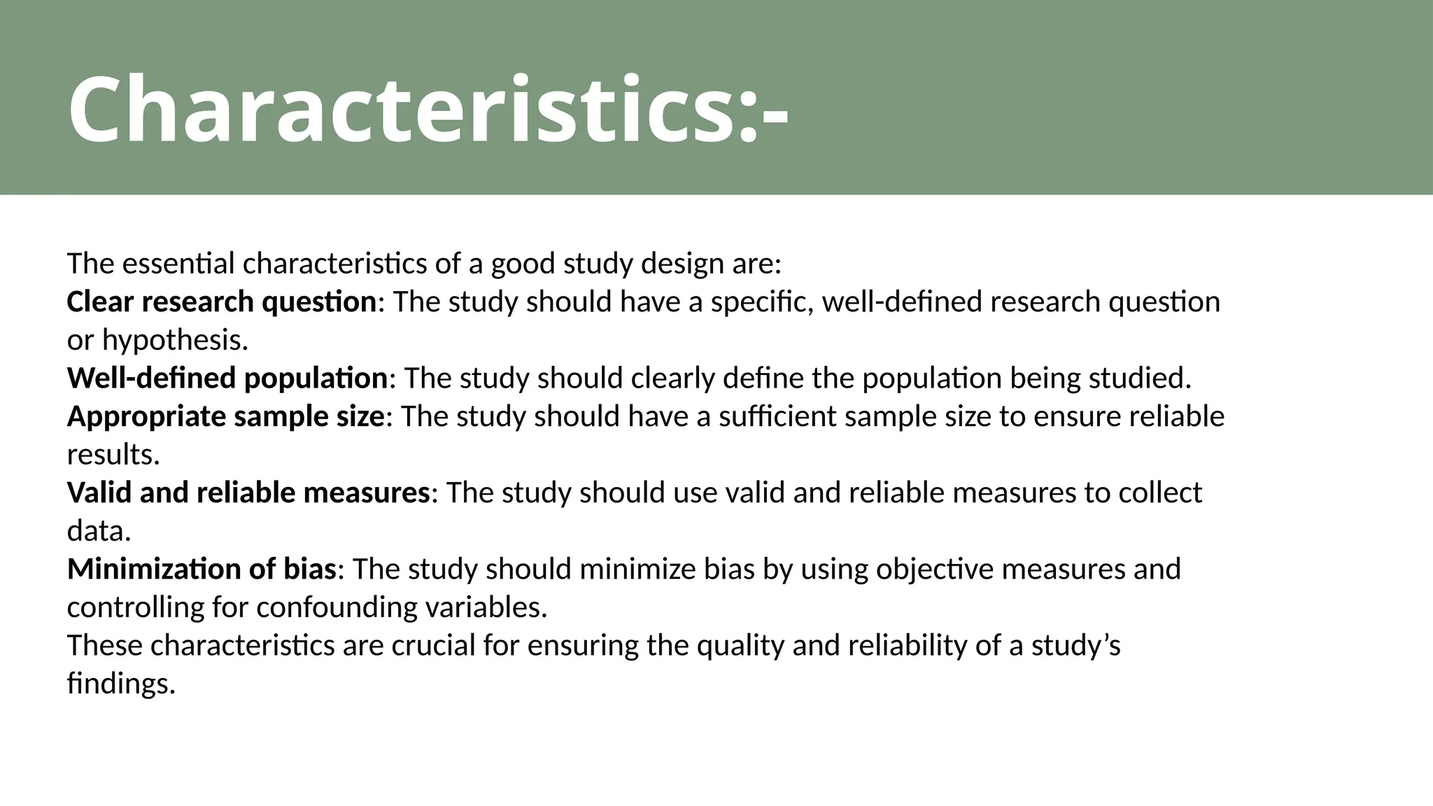 Exploring Types of Study Design in Research | PPT