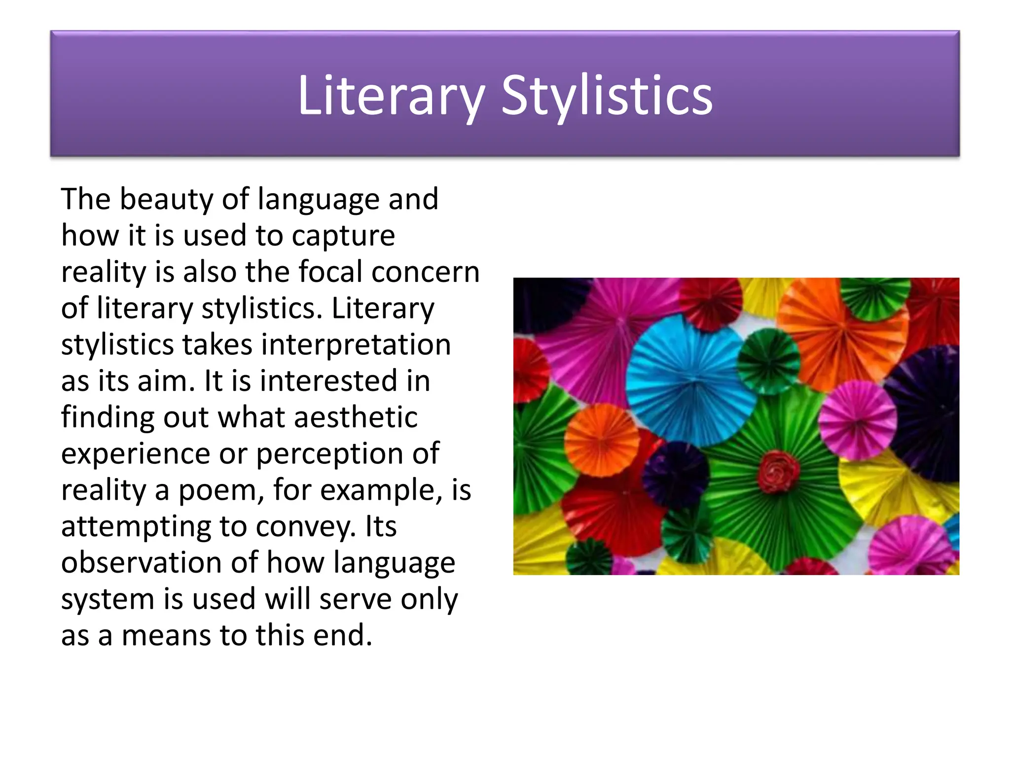 Types of Stylistics (2).pptx stylistics m | PPTX