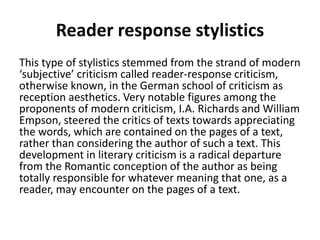 Types of Stylistics (2).pptx stylistics m | PPTX