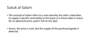 Sukuk Structures | PPTX