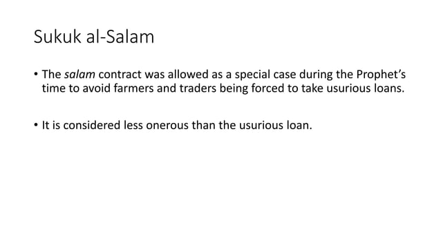 Sukuk Structures | PPTX