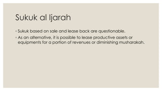 Types of Sukuk | PPTX