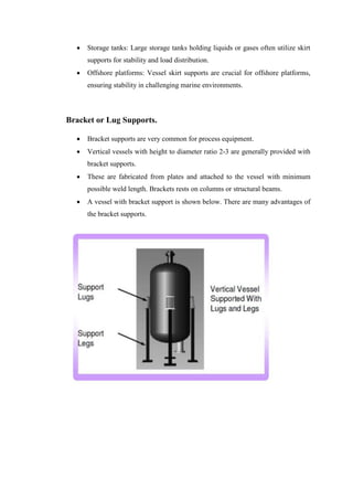 Support and its type for the Vessel .pdf