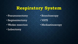 Types & Purpose of Surgery | PDF