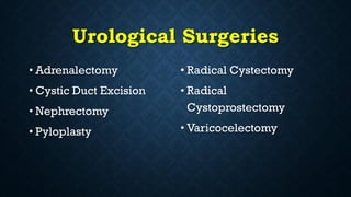 Types & Purpose of Surgery | PDF