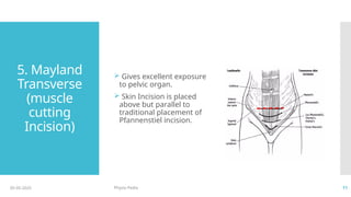 Surgical incision (Physiotherapy) (General Surgical Incision) | PPT