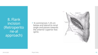 Surgical incision (Physiotherapy) (General Surgical Incision) | PPTX