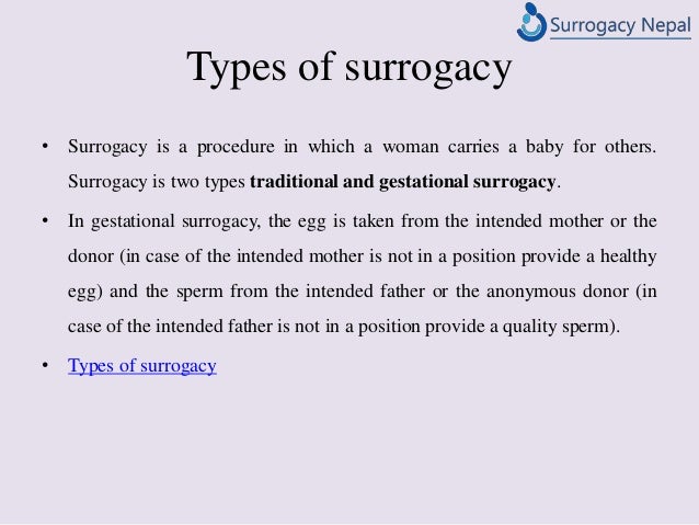 Types of Surrogacy