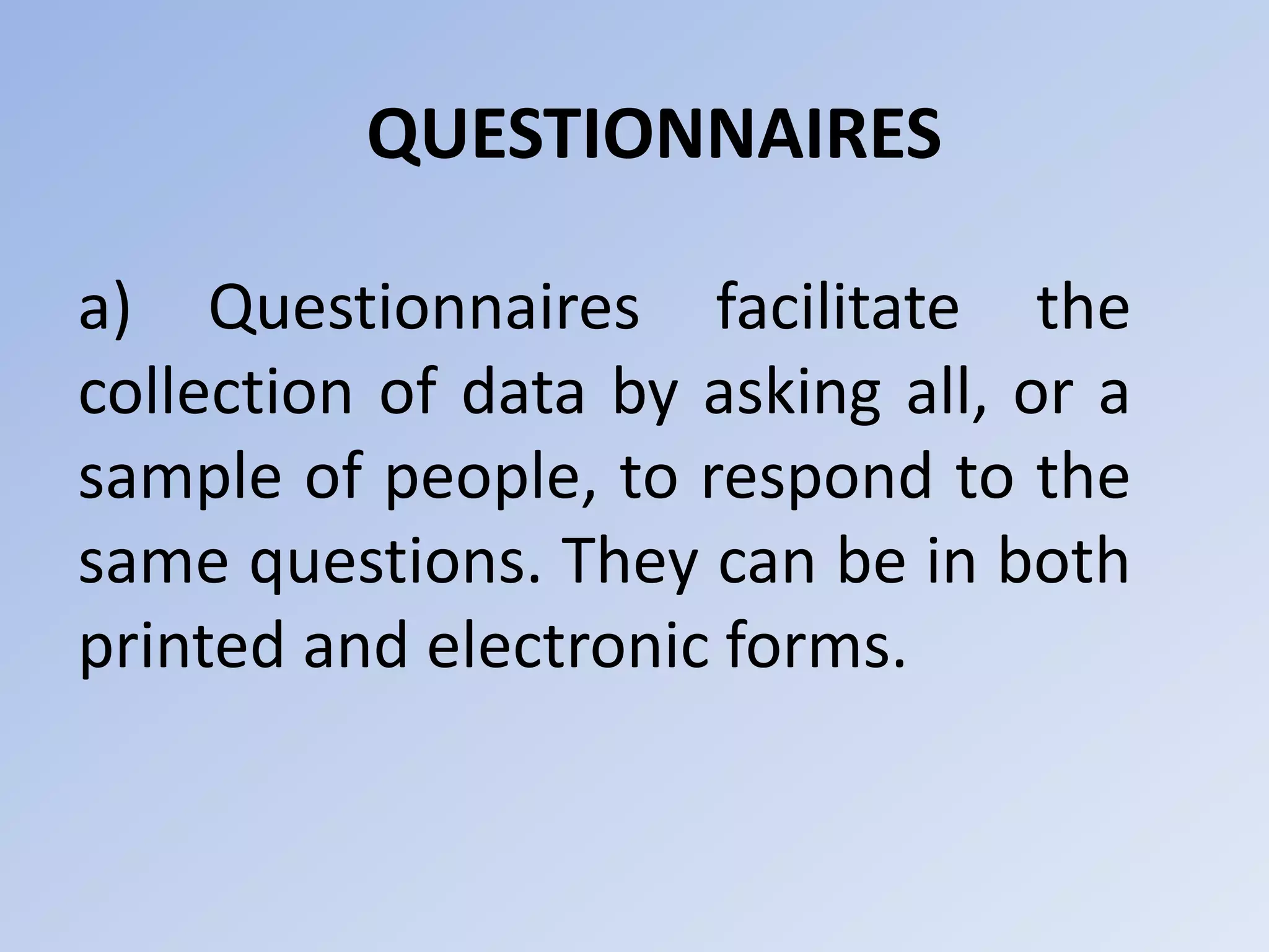 Types of survey questions research | PPTX