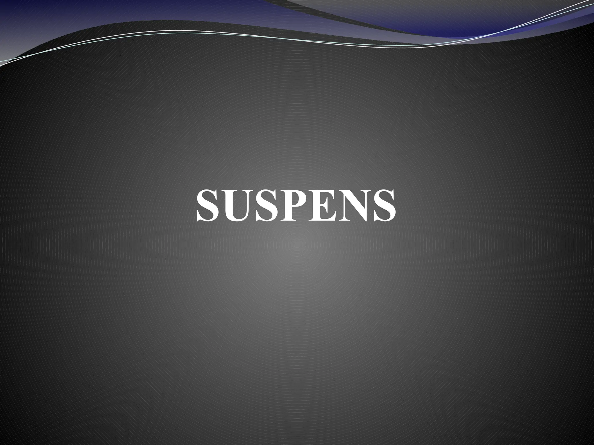 types of suspensions and its all describtions about metals and there ...