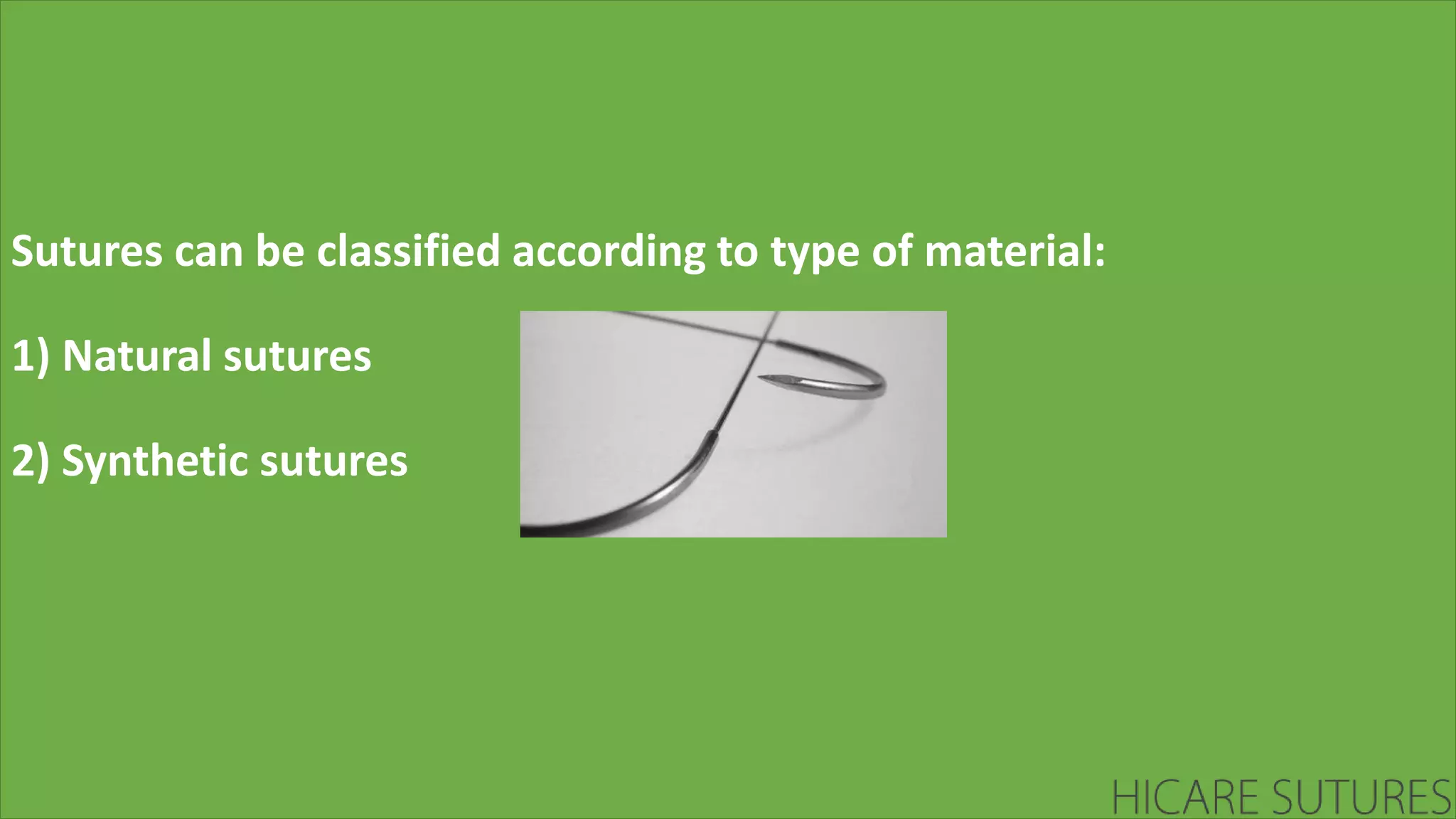 Different Types of Sutures | PDF