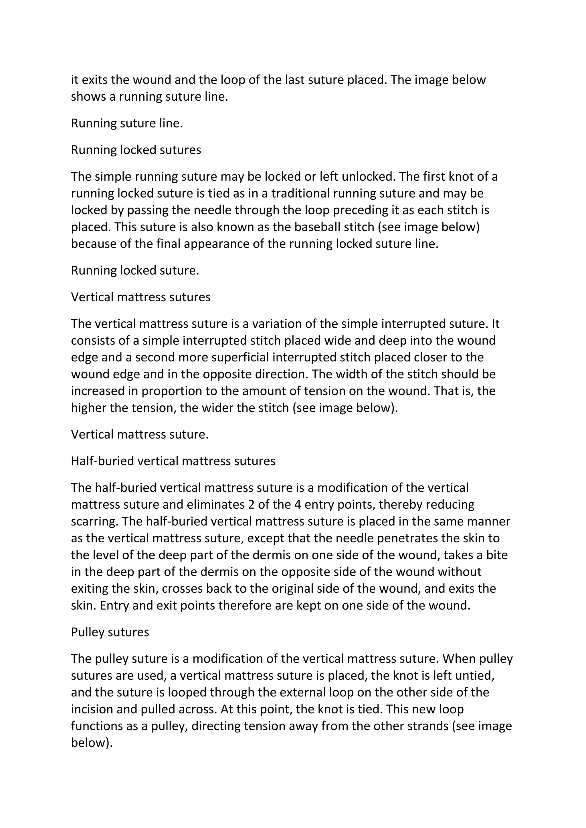 Types of suturing /oral surgery courses by indian dental academy | DOCX