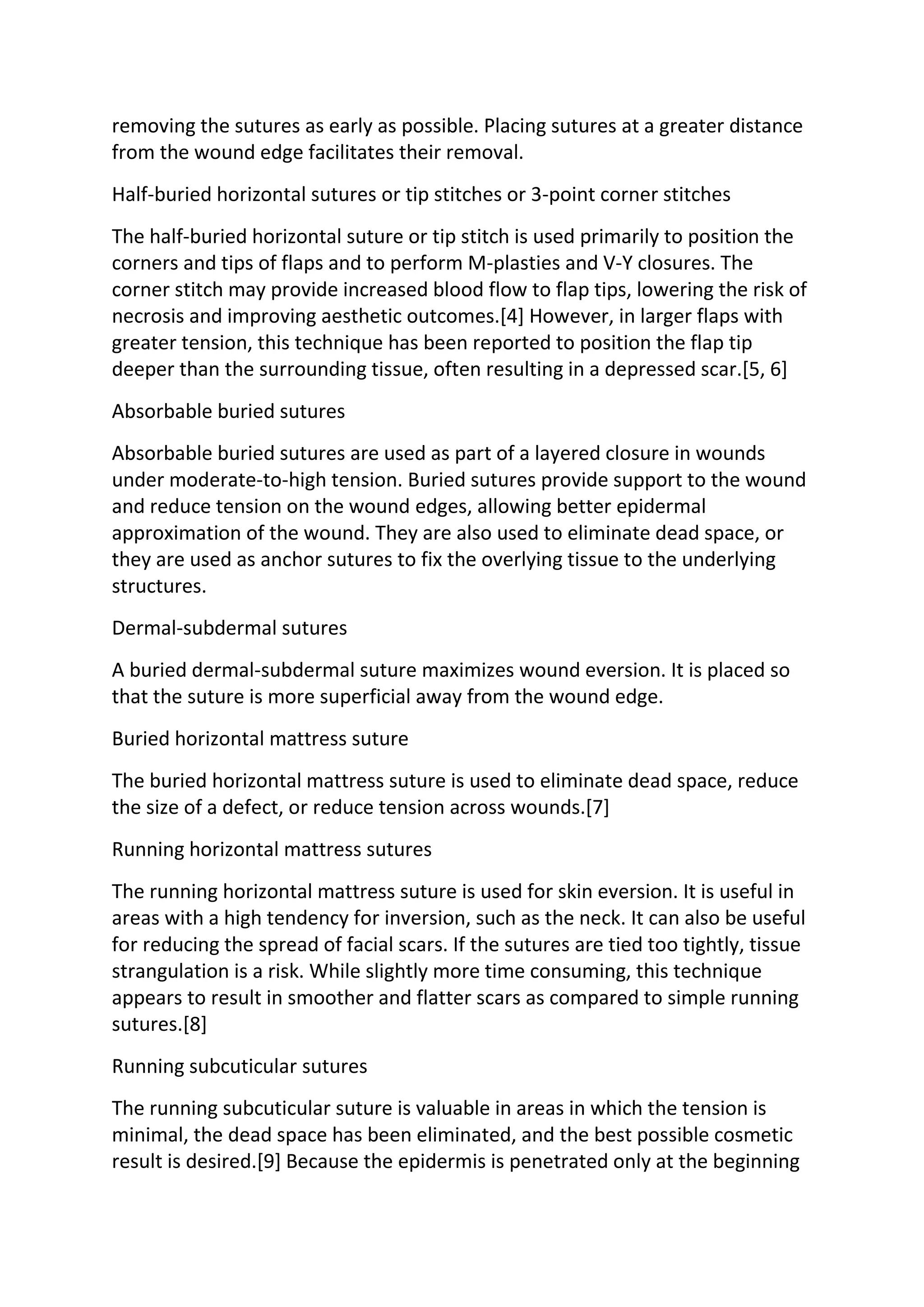 Types of suturing word document | DOCX