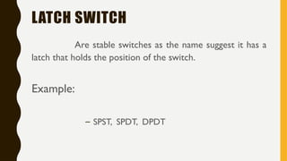 Types of switches - Electricity lesson.pptx