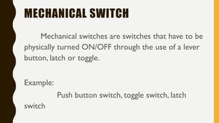 Types of switches - Electricity lesson.pptx