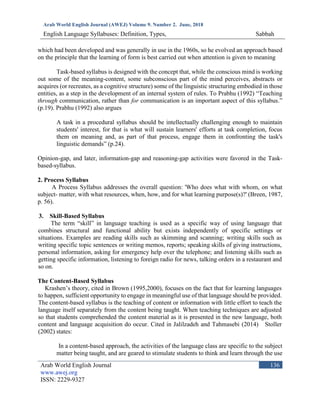 types of syllabus | PDF