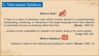 Types of Syllabus | PDF