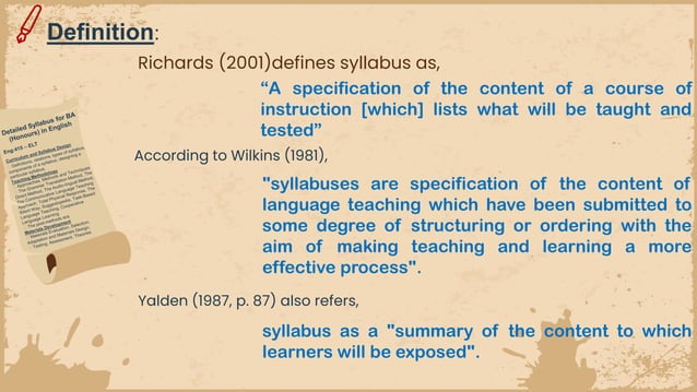 Types of Syllabus | PDF