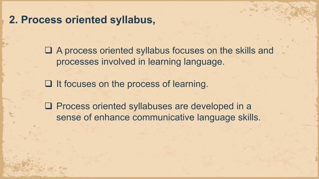 Types of Syllabus | PDF