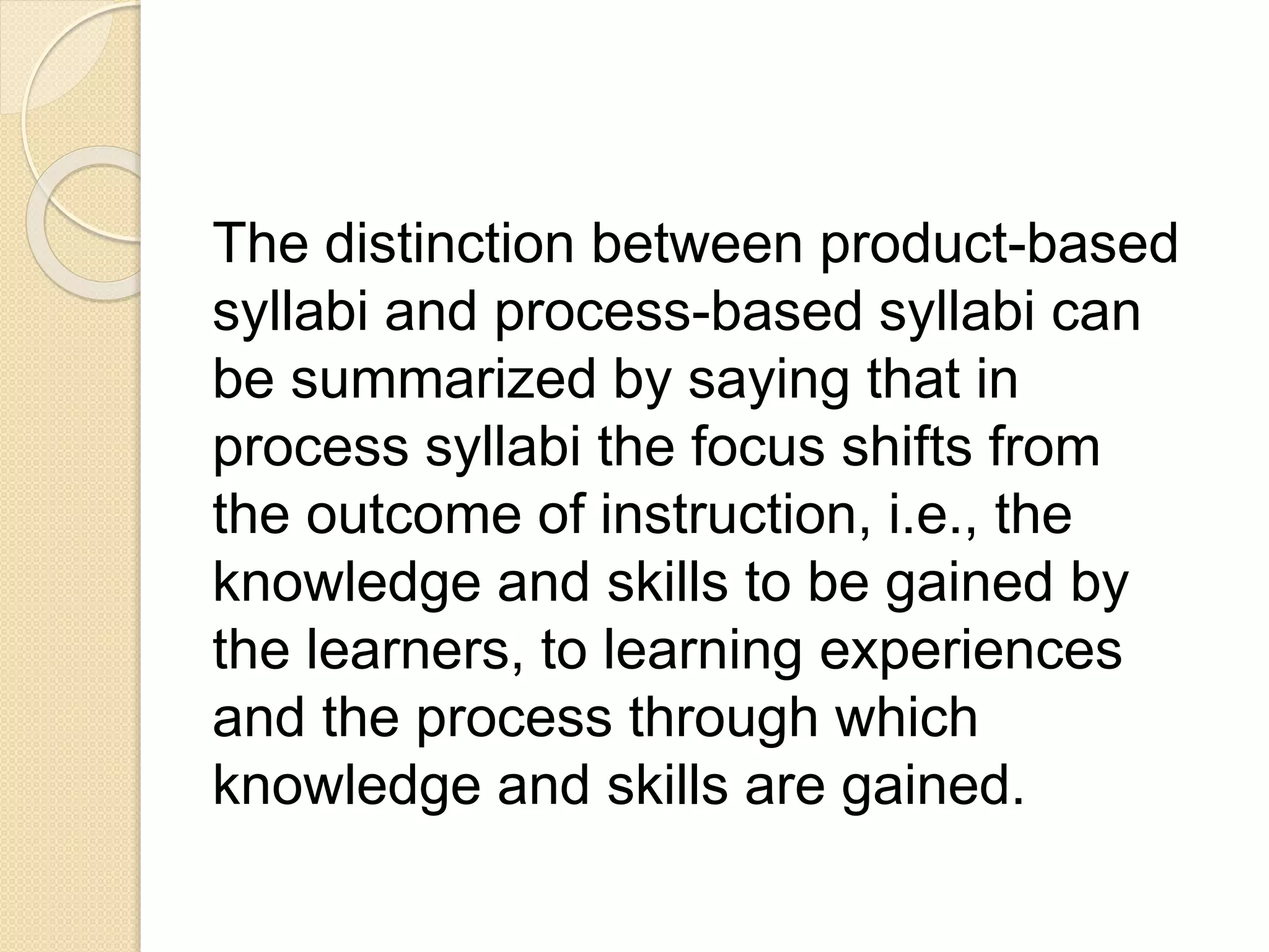 Types of syllabus design | PPTX