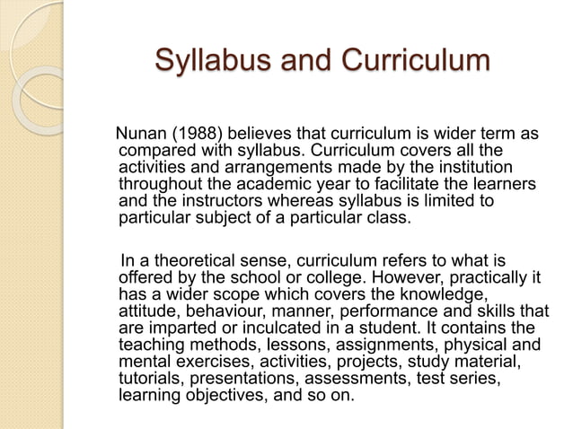 Types of syllabus design | PPTX | Educational Assessment | Education