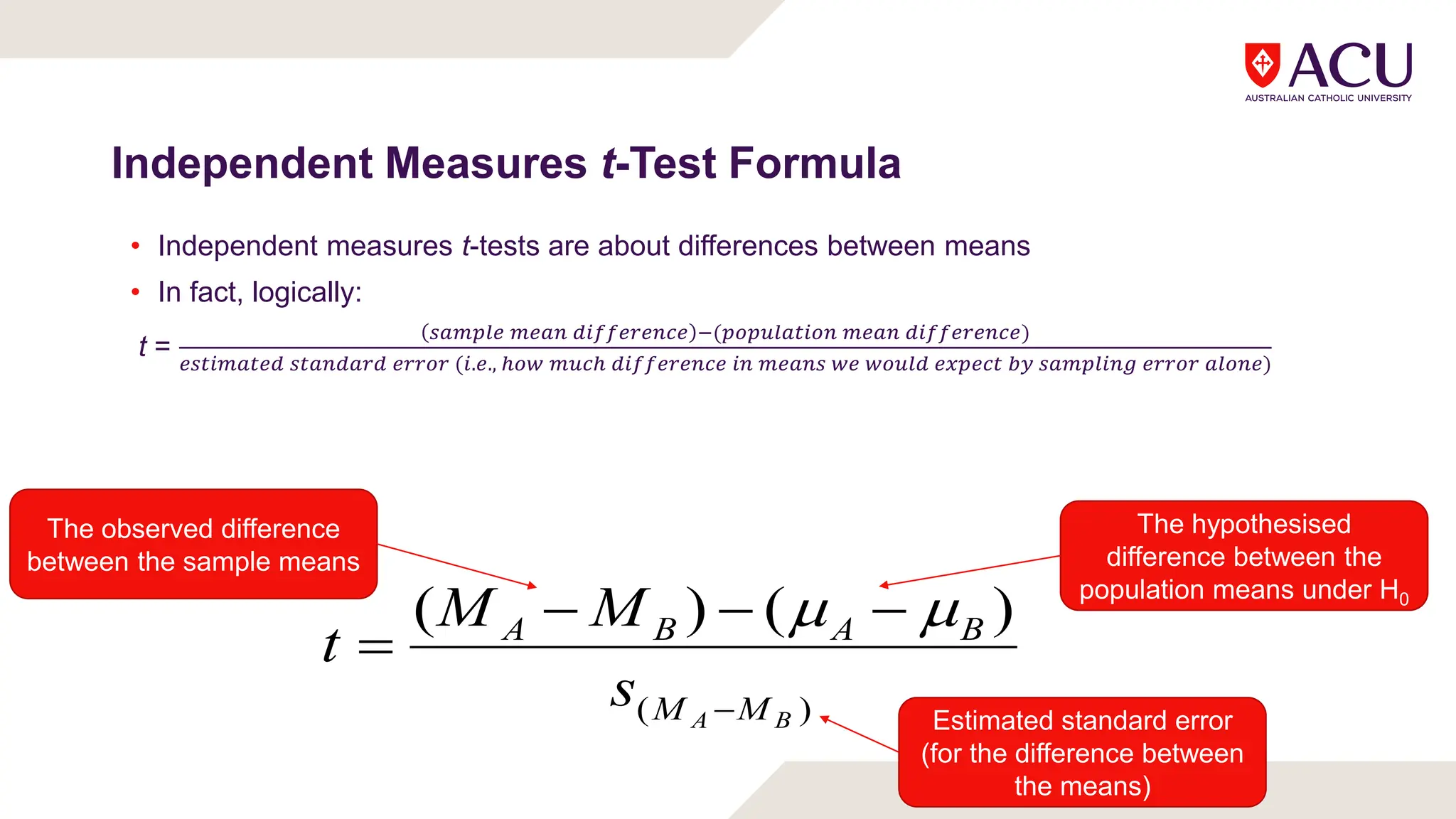 Introduction to Statistics: Types of T-Tests | PDF