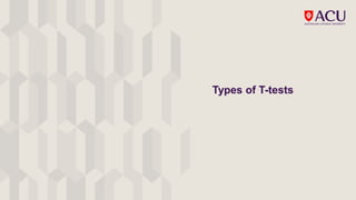 Introduction to Statistics: Types of T-Tests | PDF