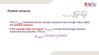 Introduction to Statistics: Types of T-Tests | PDF