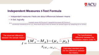 Introduction to Statistics: Types of T-Tests | PDF