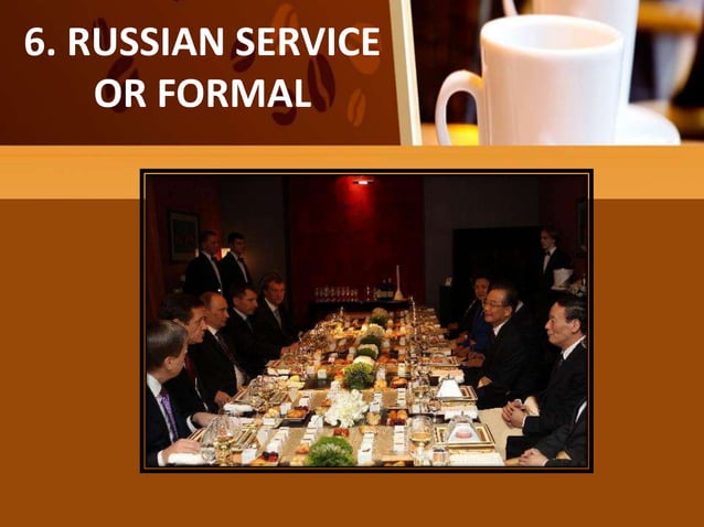 Types of table service | PPTX