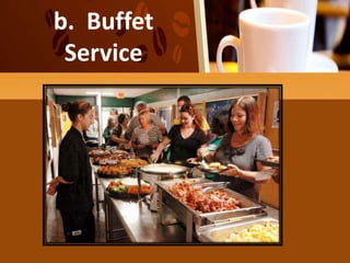 Types of table service | PPTX