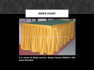 Types of Table Skirting | PPTX