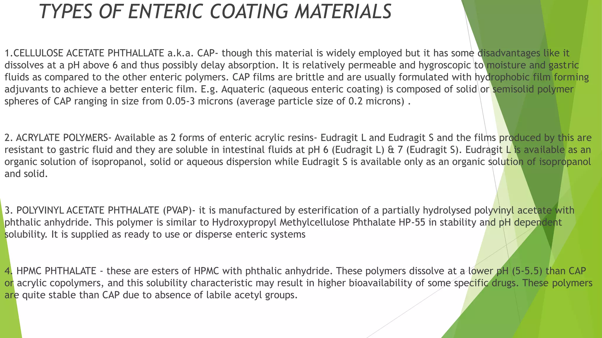 Types of tablet coating | PPTX