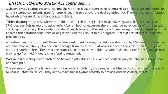 Types of tablet coating | PPTX