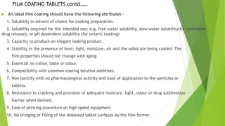 Types of tablet coating | PPTX