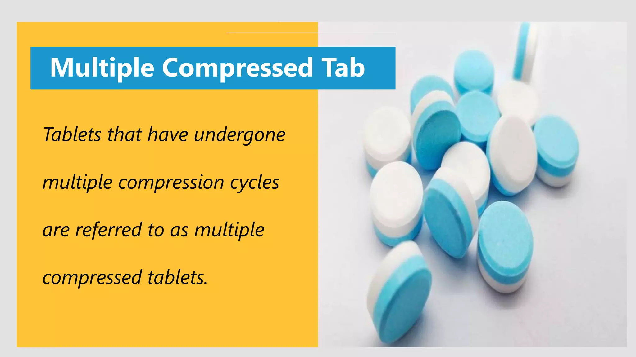 Types of tablets.pdf | Pharmaceutical Drugs | Medical Health
