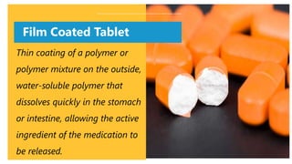 Types of tablets.pdf | Pharmaceutical Drugs | Medical Health