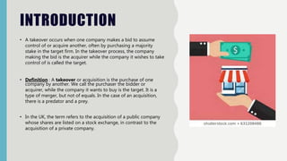 Types of takeover | PPT