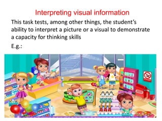 Types of tasks in an english language test | PPTX