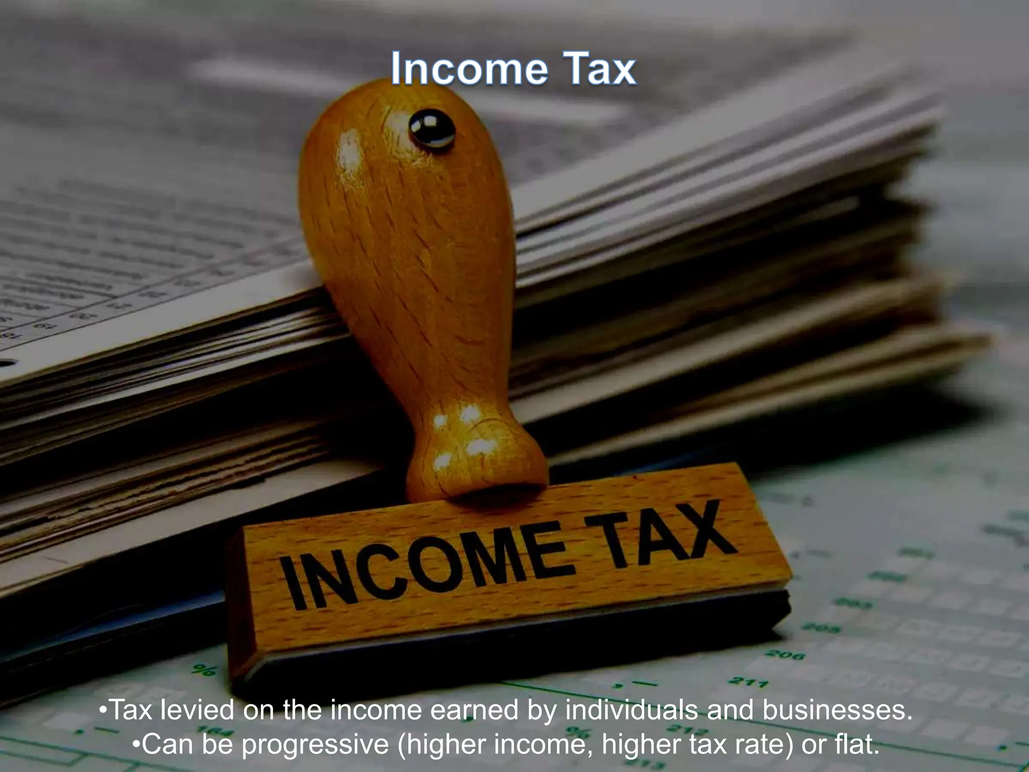 Types of Taxes | PPT