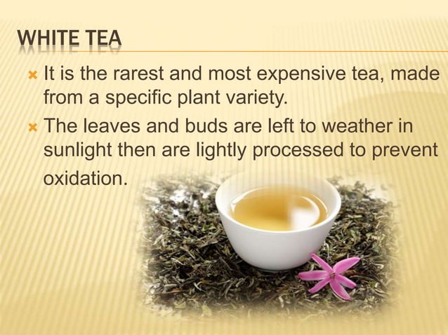 Types of tea | PPTX