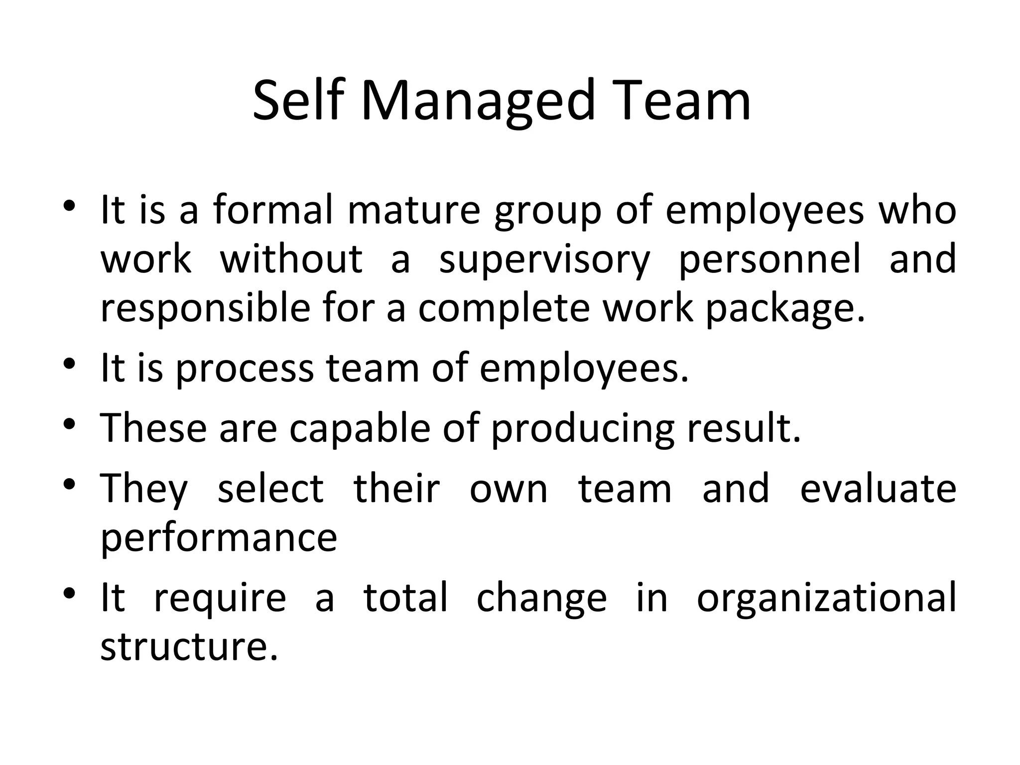 Types of team | PPT