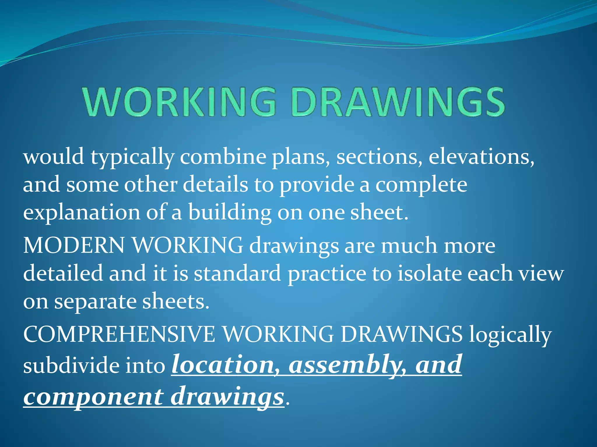Types of technical drawing | PPTX