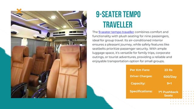 Explore Different Types of Tempo Traveller | PPT